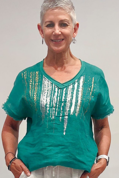 Rhiannon Green Top – Vault Country Clothing