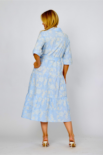 Embroidered Three Tier Dress – Vault Country Clothing