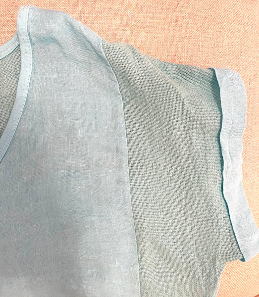 Turquoise Linen Top – Vault Country Clothing